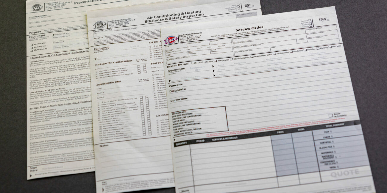Business Forms Printing The Woodlands, TX - Integrity Images